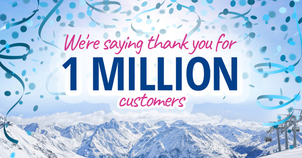 SnowTrex celebrates 1 million customers - TravelTrex GmbH